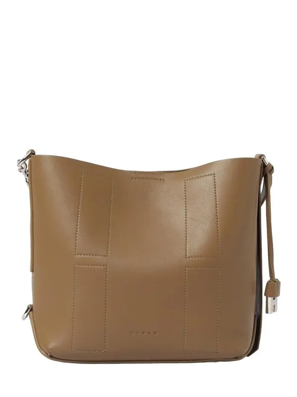 Hogan Leather Handbag - Cocoa