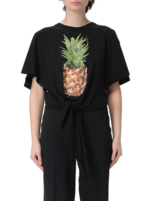 Stella McCartney Pineapple Graphic T-shirt - Black