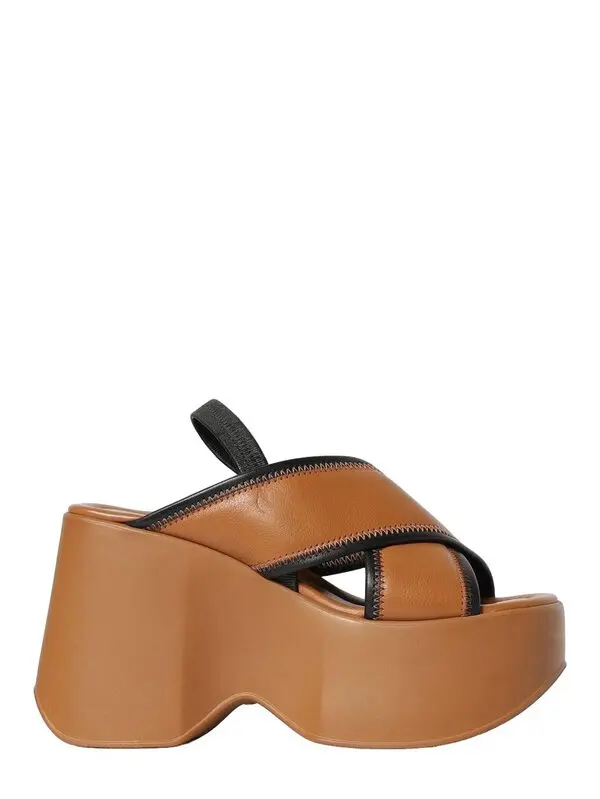 VIC MATIE Heeled Sandals - Brown