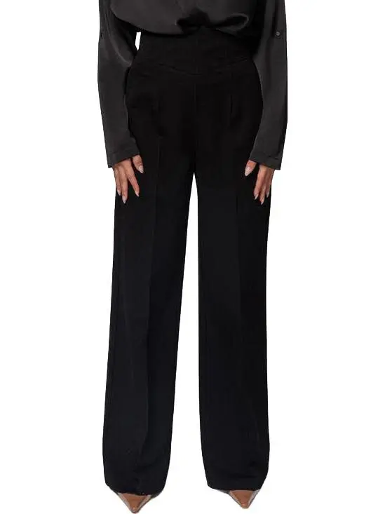 JLUXLABEL Novena Straight-leg Pants - Black