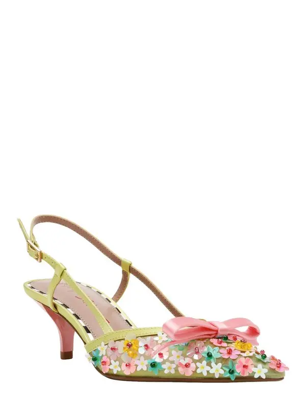 Betsey Johnson Sadyy Slingback Pump - Lime Multi