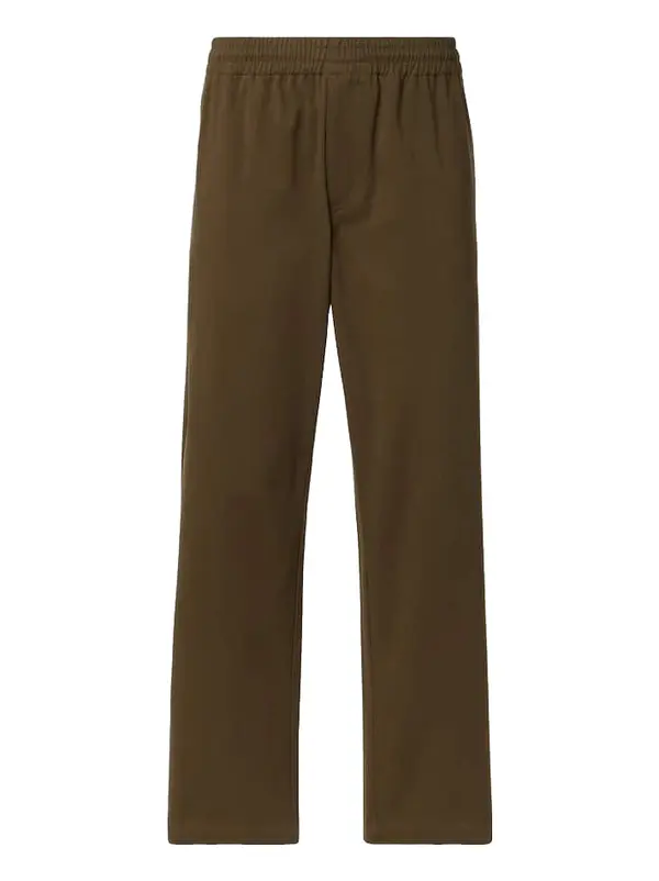Burberry Cotton Straight Pants - Green