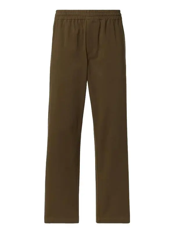 Burberry Cotton Straight Pants - Green