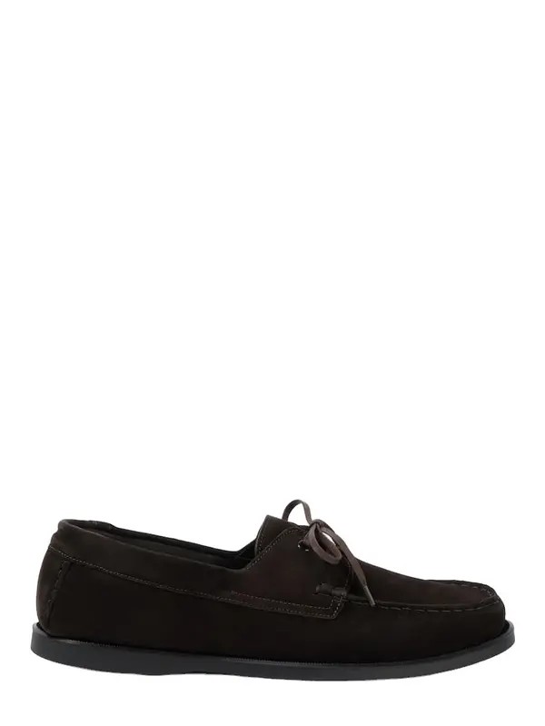 SAMAN AMEL City Moc Suede Boat Shoes - Brown
