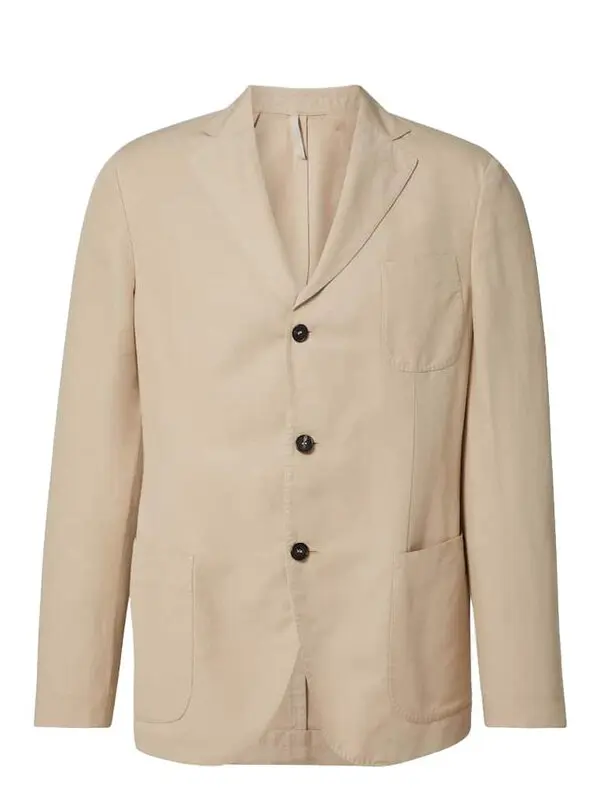 SLOWEAR Linen And Cotton Blazer - Beige