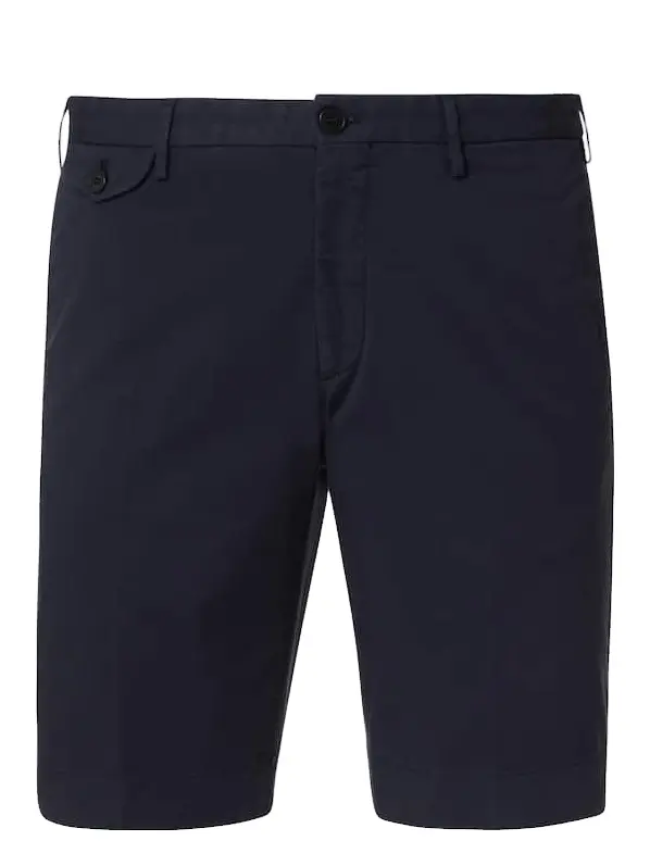 SLOWEAR Incotex Cotton-blend Bermuda Shorts - Blue