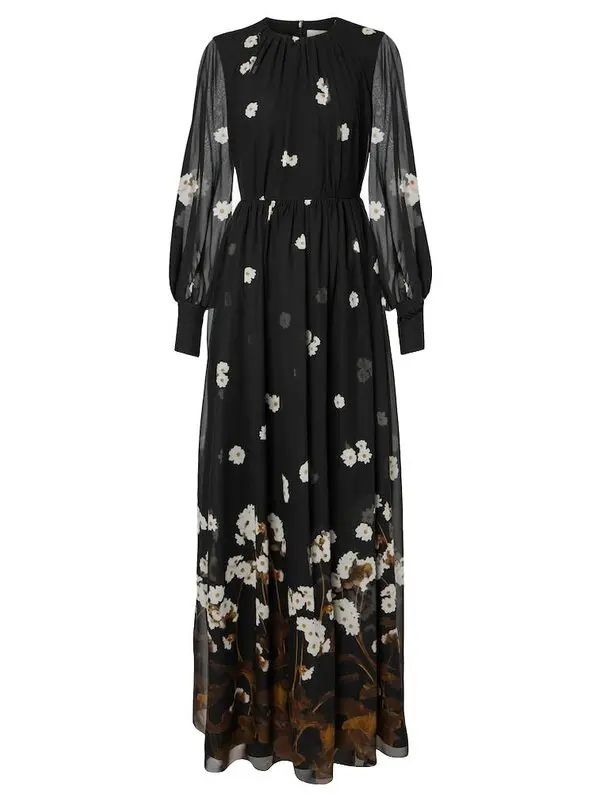 Erdem Silk Gown - Black
