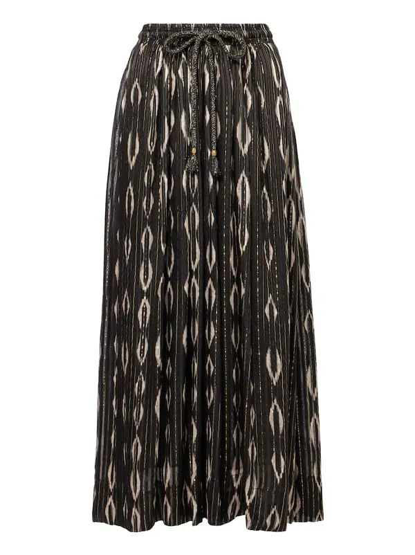 Isabel Marant Samila Printed Midi Skirt - Multicoloured