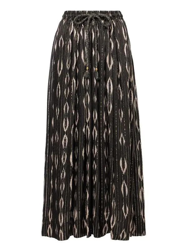 Isabel Marant Étoile Samila Printed Midi Skirt - Multicoloured