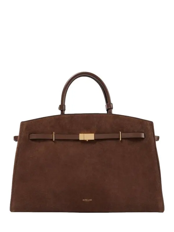 DEMELLIER Hudson Small Tote Bag - Brown