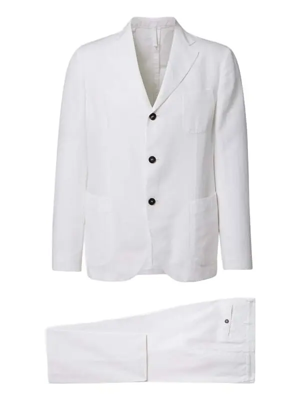 SLOWEAR Linen And Cotton Suit - White