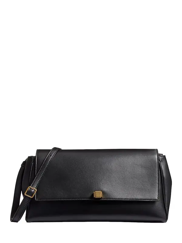 Khaite Audrey Lambskin Crossbody Bag - Black
