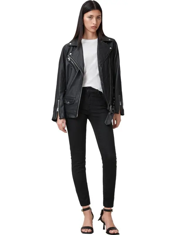 ALLSAINTS Miller Stretch Denim Jeans - Black