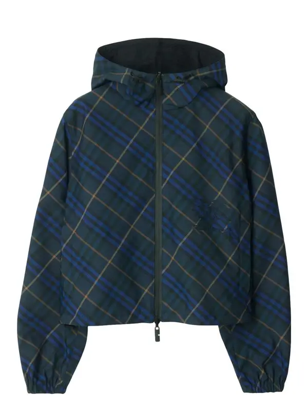 Burberry Reversible Check Jacket - Green