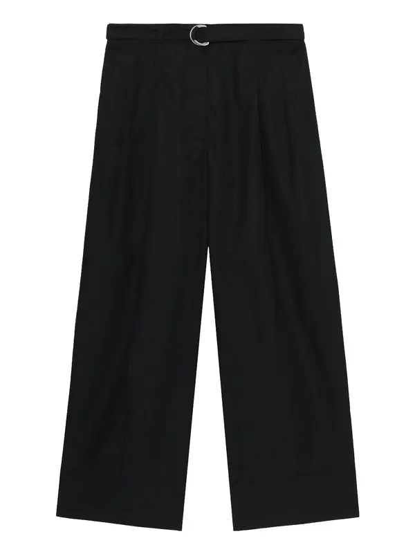 3.1 Phillip Lim Belted Cropped Trousers - Black
