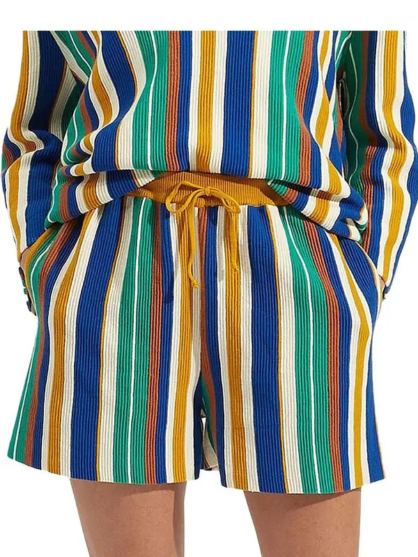 La DoubleJ Bay Pull-up Shorts - Multicolor Verde