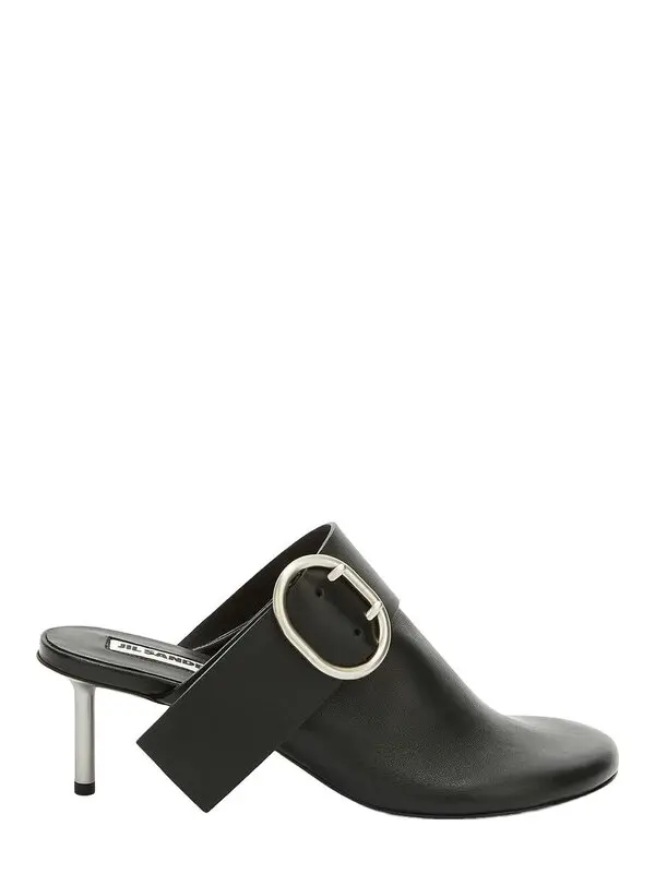 JIL SANDER Mule Shoes - Black
