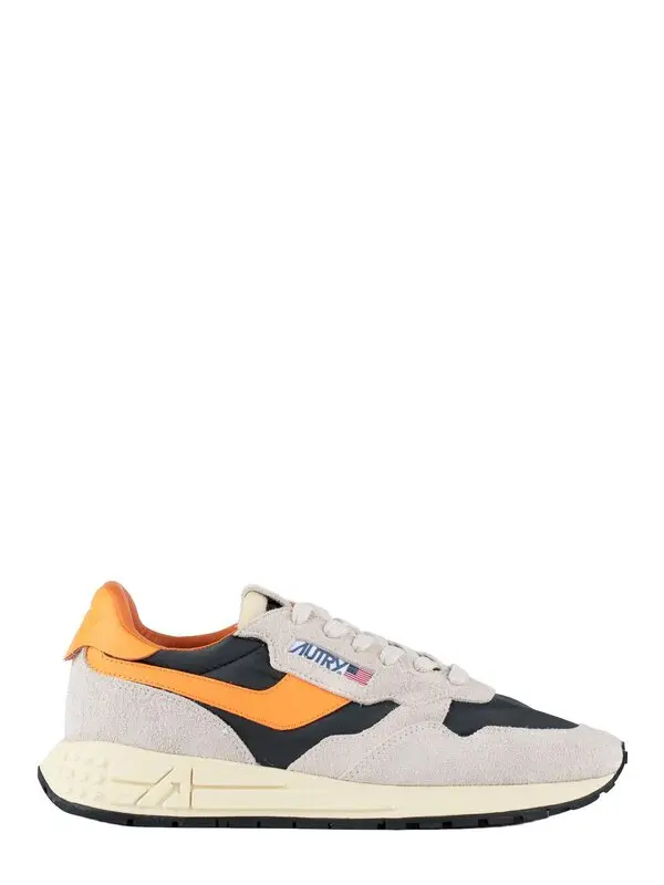 AUTRY Reelwind Low Sneakers - Orange, White