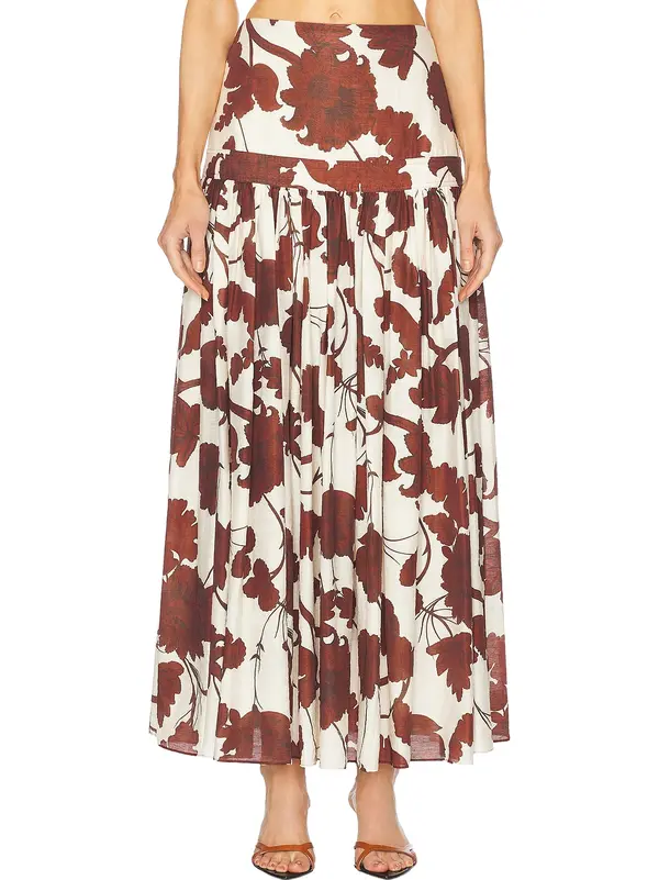 Alexis Napoli Skirt - Obsidian Brown