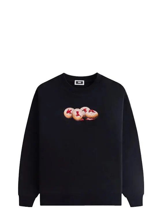 Kith Treats Jelly Doughnut Nelson Crewneck Sweatshirt - Black