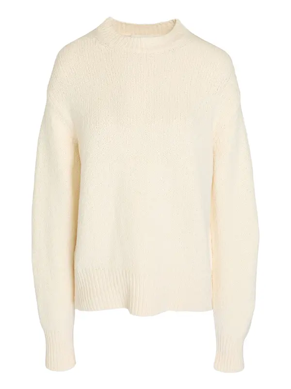 Vince Cotton-blend Sweater - Ivory