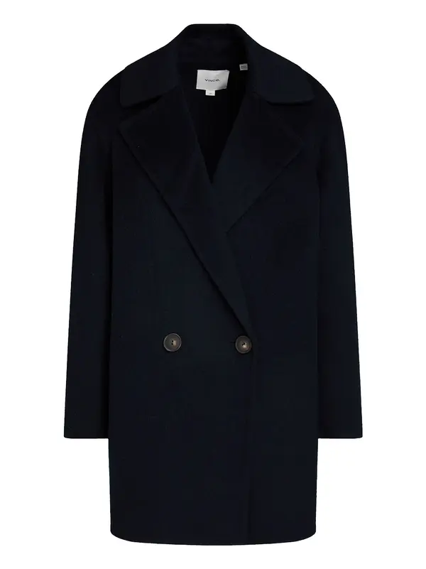 Vince Wool-blend Felt Coat - Midnight Blue