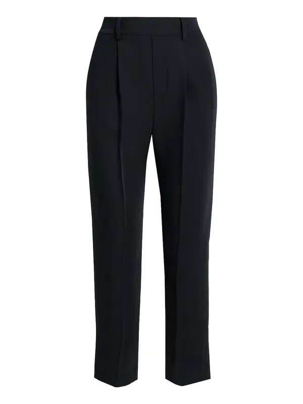 Vince Cropped Tapered Jersey Pants - Midnight Blue