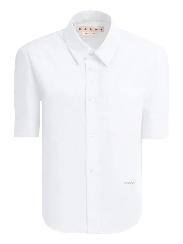 Marni Cotton Short-sleeve Shirt - White