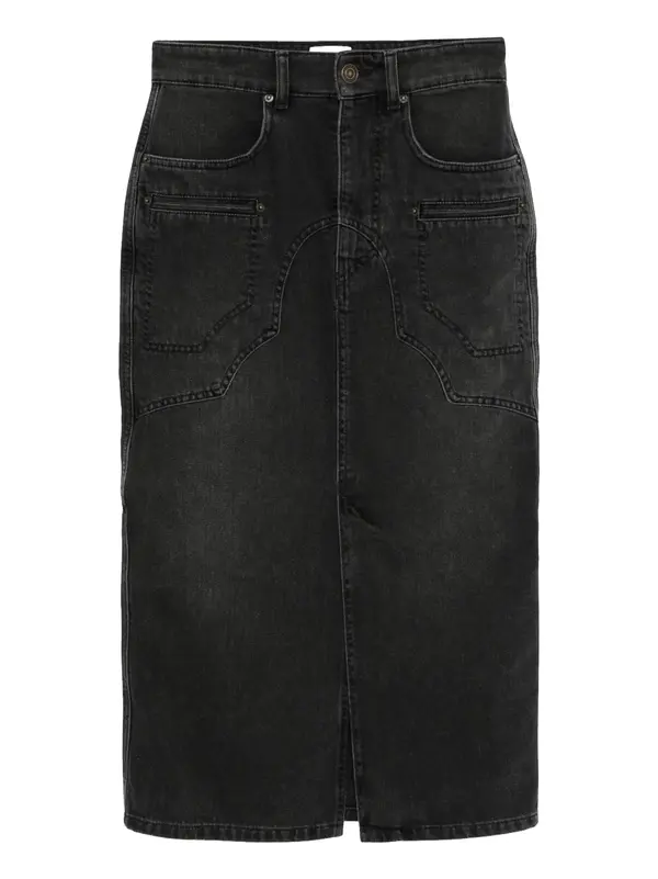 Isabel Marant Britt Midi Skirt - Black