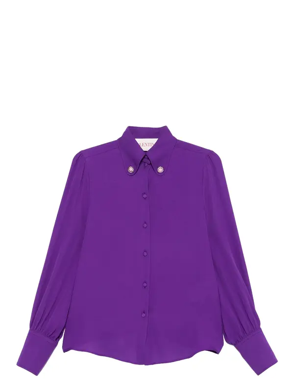 Valentino Garavani Georgette Shirt - Purple