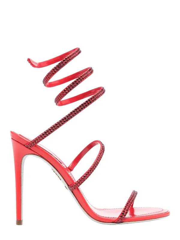 Rene Caovilla 105 Cleo Sandals - Red