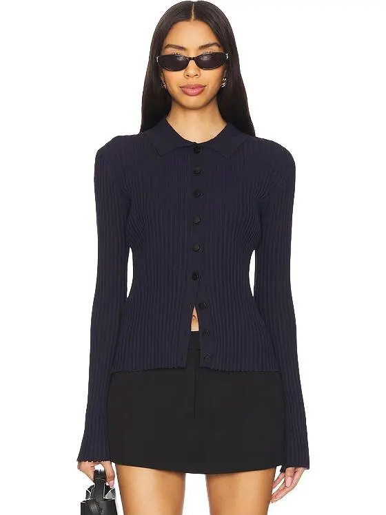 Rue Sophie Mile Knit Top - Navy