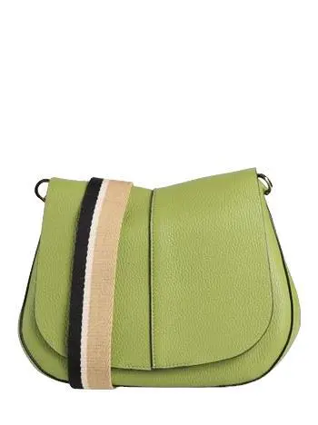 GIANNI CHIARINI Leather Cross-body Saddle Bag - Green