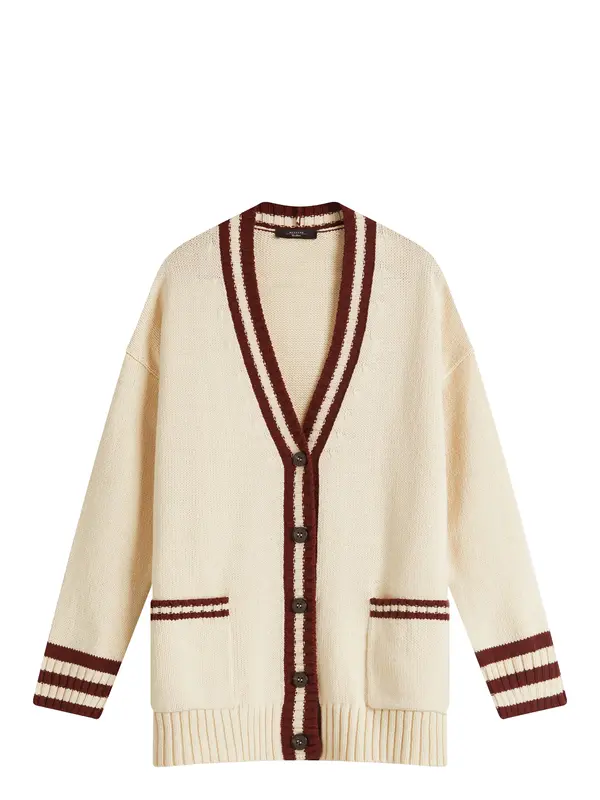 WEEKEND BY MAX MARA Vicolo Cricket Cardigan - Bordeaux