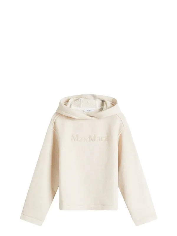 Max Mara Gary Logo Hoodie - Albino