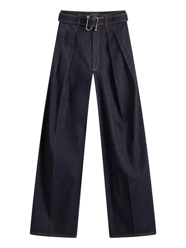 Sportmax Blanc Wide-leg Jeans - Navy