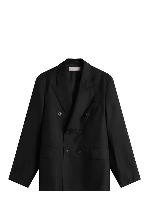 Our Legacy Unconstructed Blazer - Black Panama Wool
