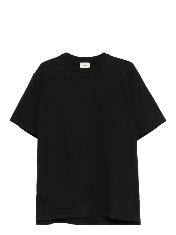 AUTRY Logo-patch T-shirt - Black