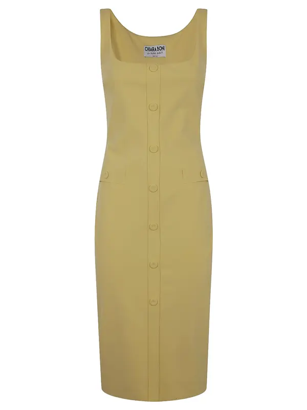 Chiara Boni La Petite Robe Josuke Dress - Yellow