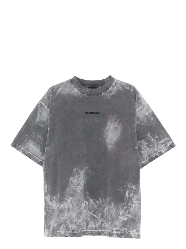 Balenciaga Faded-effect T-shirt - Grey