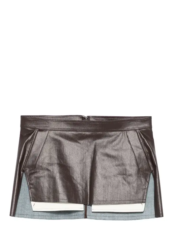 Rick Owens Mini Skirt - Brown