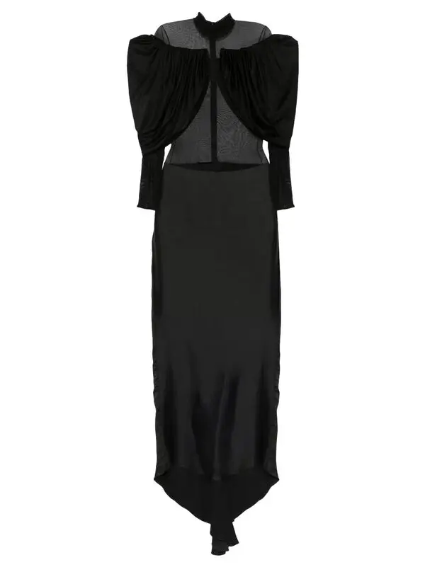 Burc Akyol Caryatid Gown - Black