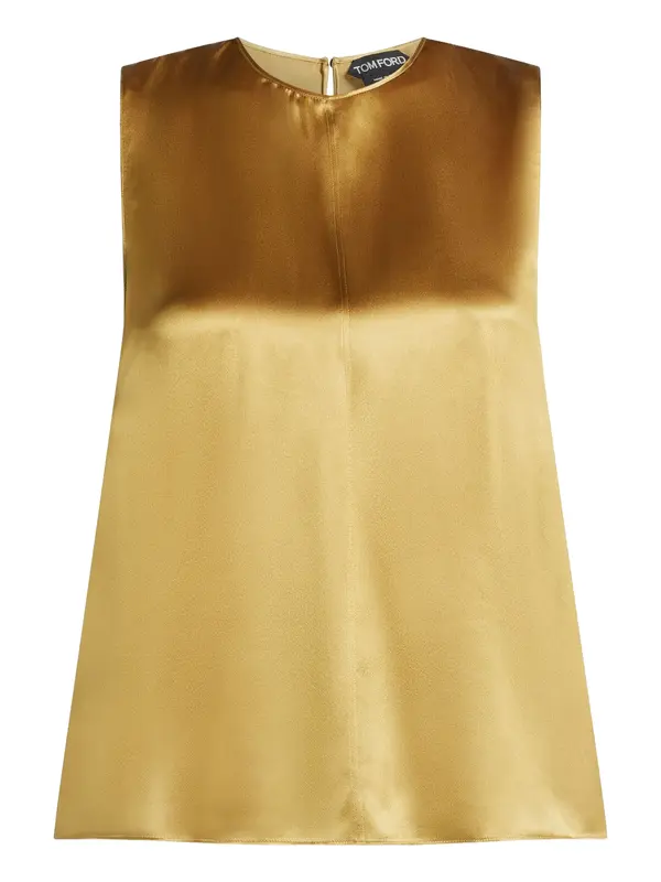TOM FORD Satin Blouse - Gold