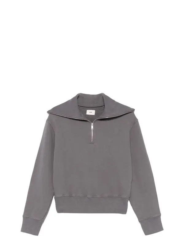 AUTRY Zip-up Sweatshirt - Grey