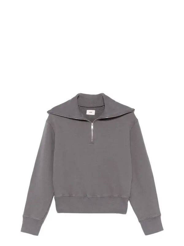 AUTRY Zip-up Sweatshirt - Grey