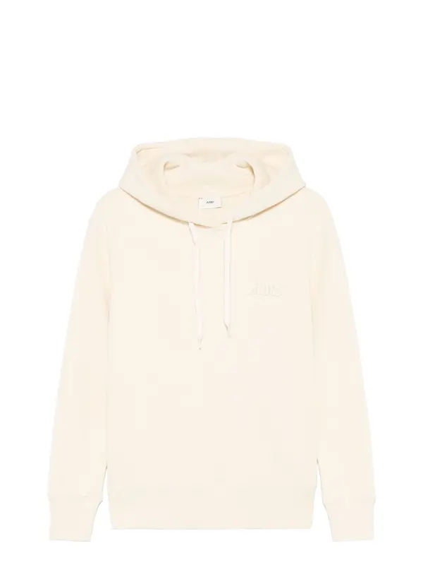 AUTRY Logo-patch Hoodie - Neutrals