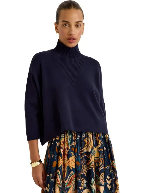 MARIE OLIVER Claudie Popover - Navy