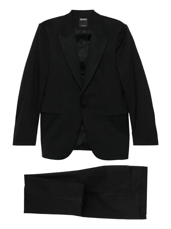 Zegna Single-breasted Suit - Black