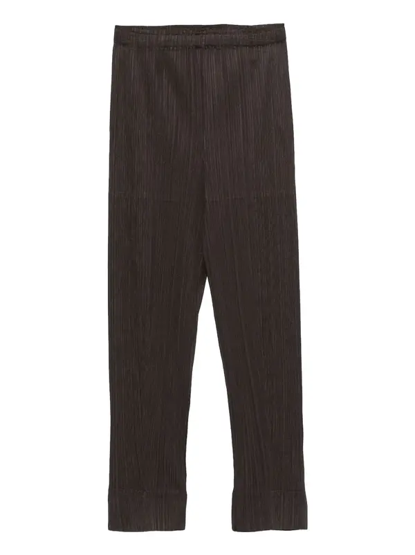 Issey Miyake Pleated Trousers - Grey