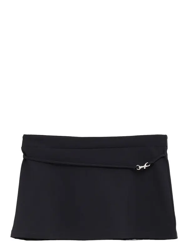Gimaguas Snap-hook Mini Skirt - Black